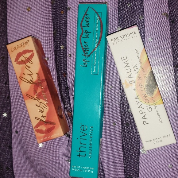 Makeup | Colorpop Glossy Lip Stain Thrive Lip Filler Liner Seraphine ...